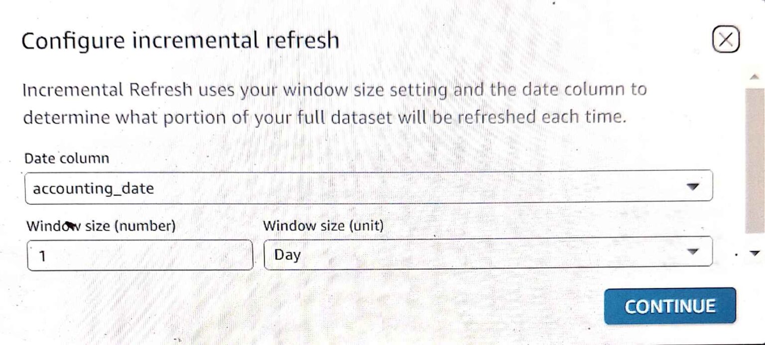 What is Full and Incremental Refresh in QuickSight SPICE